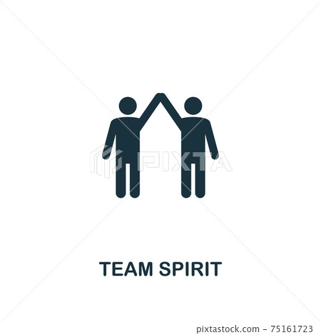 Team Spirit icon. Premium style design from... - Stock Illustration ...