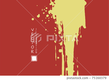 Abstract ink background. Chinese calligraphy... - Stock Illustration ...
