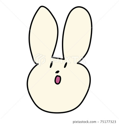 Surprised rabbit - Stock Illustration [75177323] - PIXTA