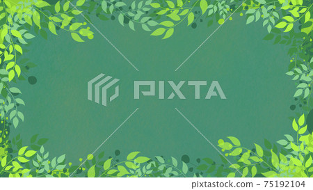 Simple fresh green frame background green _ no... - Stock Illustration ...