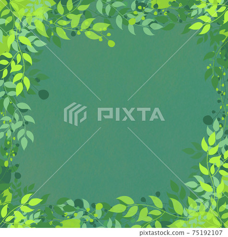 Simple fresh green frame background green _ no... - Stock Illustration ...