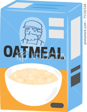Boxed oatmeal - Stock Illustration [75192588] - PIXTA