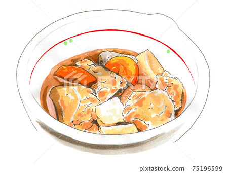 Stewed chicken - Stock Illustration [75196599] - PIXTA