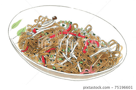 Yakisoba - Stock Illustration [75196601] - PIXTA