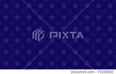 Japanese pattern material Kikyo seamless... - Stock Illustration ...