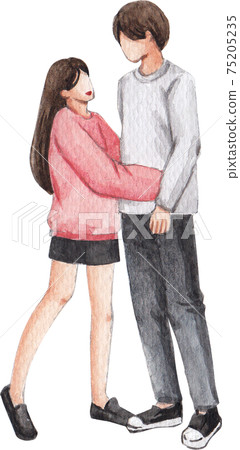 Couple lover character element for valentines day - Stock Illustration ...