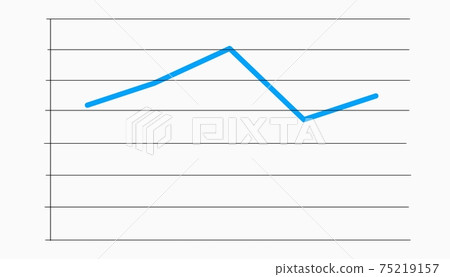 Line graph that images the top and bottom of sales - Stock Illustration ...