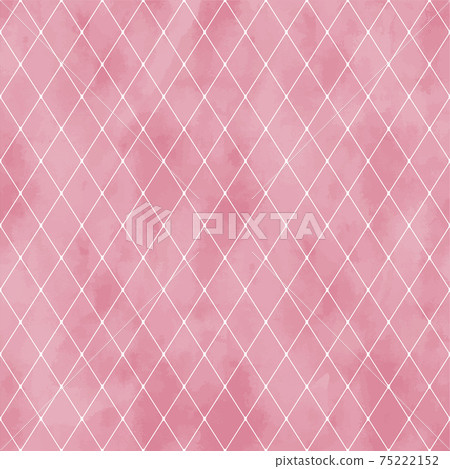 Simple watercolor diamond pattern. Vector... - Stock Illustration ...