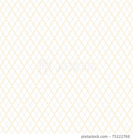 A simple argyle seamless pattern in yellow.... - Stock Illustration ...