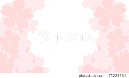 Cherry blossom pink spring image background... - Stock Illustration ...