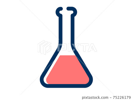 Illustration of a simple design of a flask - Stock Illustration ...