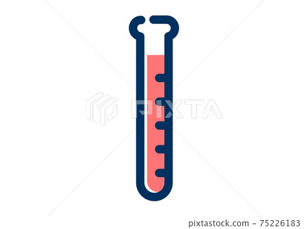 Illustration of a simple design of a test tube - Stock Illustration ...