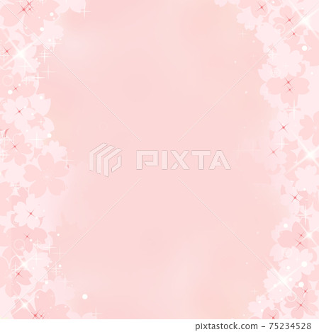 Pink cherry blossom spring image background... - Stock Illustration ...