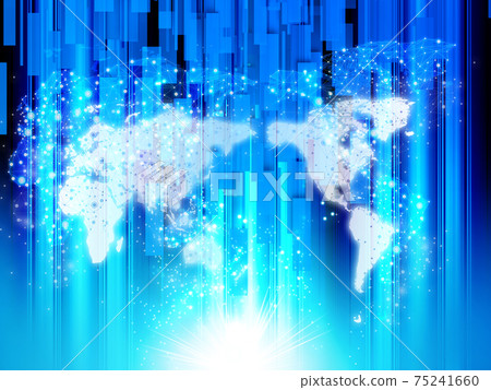 Network ray background material - Stock Illustration [75241660] - PIXTA