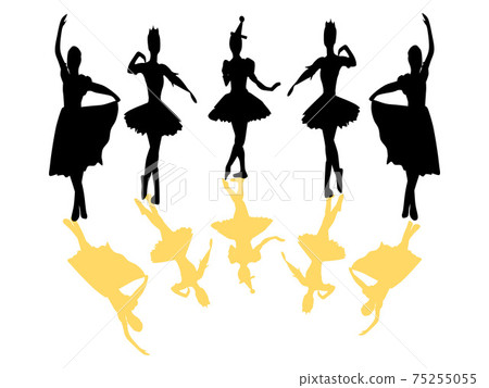 Ballet: Angel pose - Stock Illustration [75255055] - PIXTA