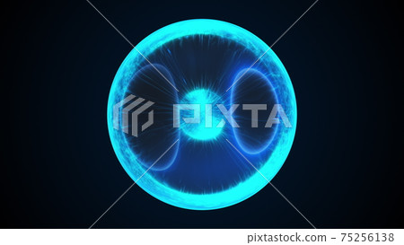 Magic orb computer generated background. 3d... - Stock Illustration ...