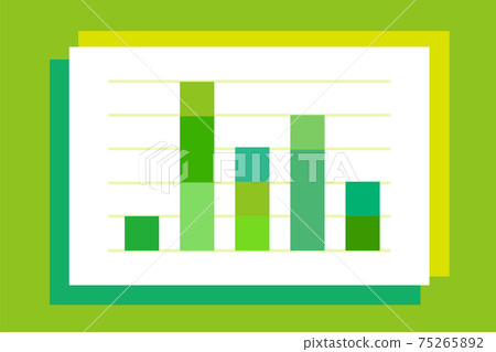 Graph Business AI Illustration Vector Material... - Stock Illustration ...