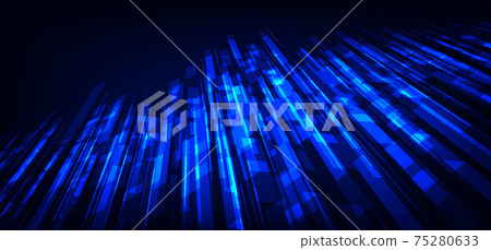 Abstract blue tech design of lines pattern... - Stock Illustration ...