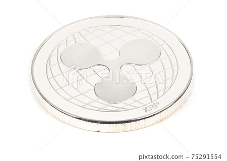 Silver crypto currency - Stock Photo [75291554] - PIXTA