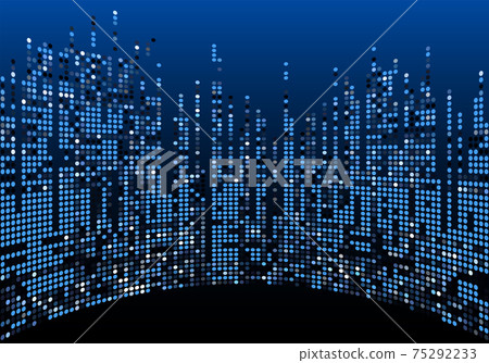 Blue technology image, vector - Stock Illustration [75292233] - PIXTA