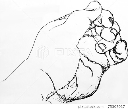 Hand croquis - Stock Illustration [75307017] - PIXTA