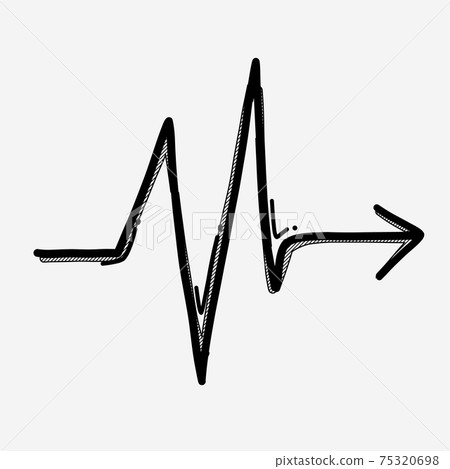 Beat doodle vector icon. Drawing sketch... - Stock Illustration ...