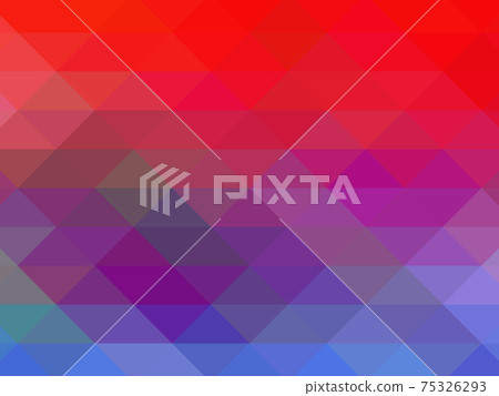 Triangular pixelation. Multi-colored pixel... - Stock Illustration ...