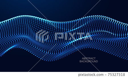 Abstract blue background. Big data. Abstract... - Stock Illustration ...