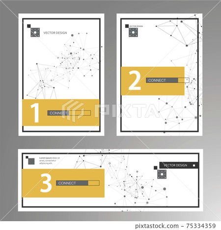 Cover book connect dots, great design for any... - Stock Illustration ...