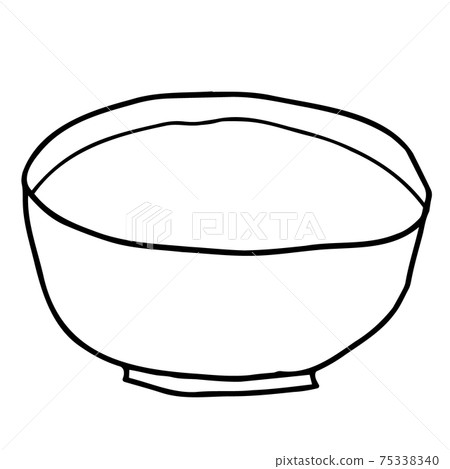 Matcha illustration line art - Stock Illustration [75338340] - PIXTA