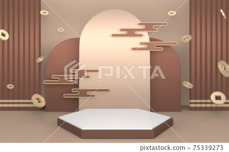 Japanese tone Podium,minimal podium geometric... - Stock Illustration ...