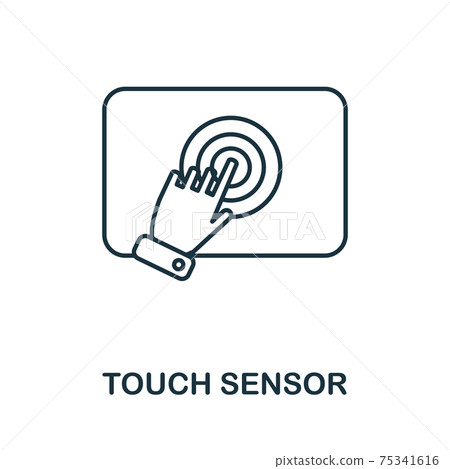 Touch Sensor icon. Simple element from sensors... - Stock Illustration [75341616] - PIXTA