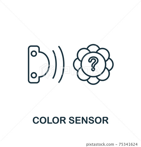 Color Sensor icon. Simple element from sensors... - Stock Illustration ...