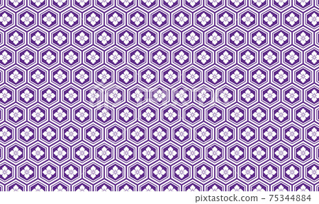 Japanese pattern material, turtle shell... - Stock Illustration ...