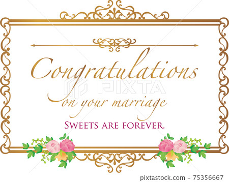 Wedding gift label - Stock Illustration [75356667] - PIXTA