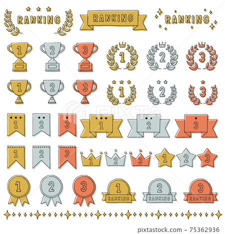 Ranking handwritten set - Stock Illustration [75362936] - PIXTA