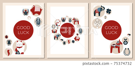 Good Luck banner - Stock Illustration [75374732] - PIXTA