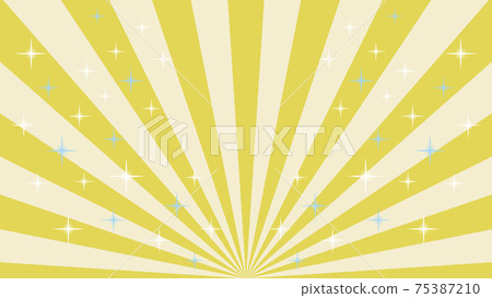 Concentrated line ray golden glitter 16: 9 - Stock Illustration ...