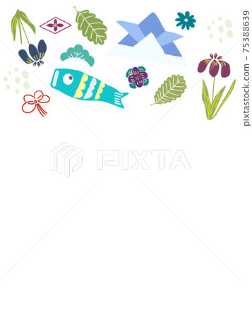 Tango no Sekku motif frame - Stock Illustration [75388639] - PIXTA