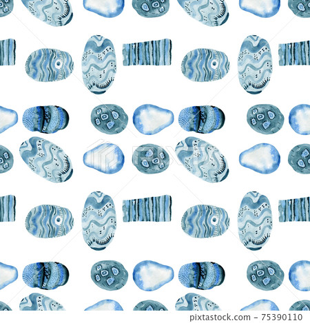 Seamless Hand Drawn Watercolor Pattern. Best... - Stock Illustration ...