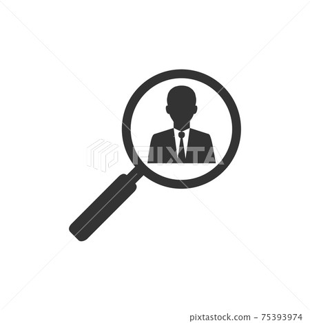 People search icons. Vector illustration, flat...-插圖素材 [75393974] - PIXTA圖庫