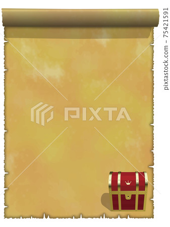 Antique frame of old map image Vertical... - Stock Illustration ...
