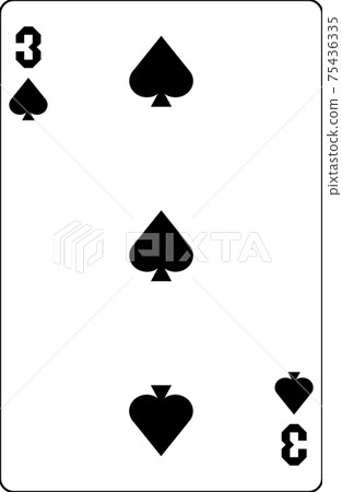 Playing cards number tag simple numbers - Stock Illustration [75436335 ...
