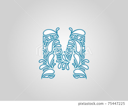 Letter M Designs Water