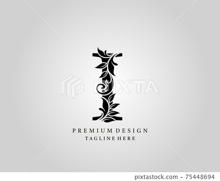 Classic Initial I Letter logo design, elegant...-插圖素材 [75448694] - PIXTA圖庫