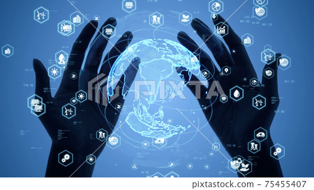 Environmental protection image Sustainable SDGs - Stock Illustration ...