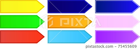 Colorful banner set - Stock Illustration [75455609] - PIXTA