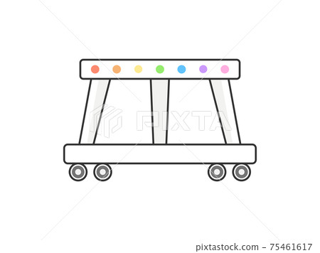 Illustration of a walker for babies - Stock Illustration [75461617] - PIXTA