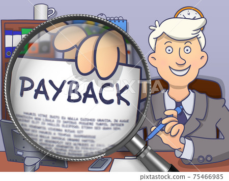 Payback through Lens. Doodle Style. - Stock Illustration [75466985] - PIXTA