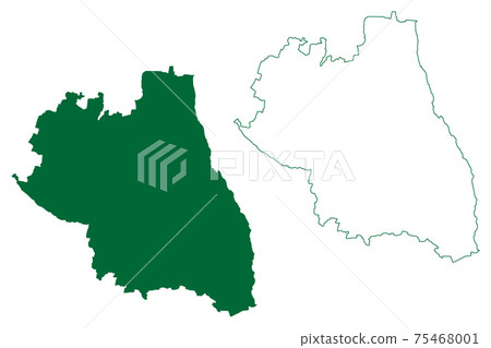 Kadapa district (Andhra Pradesh State, Republic... - Stock Illustration ...
